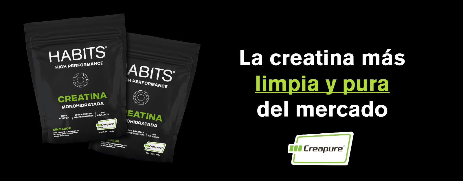 CREATINA Premium Creapure Hecha en Alemania. – Habits Proteins